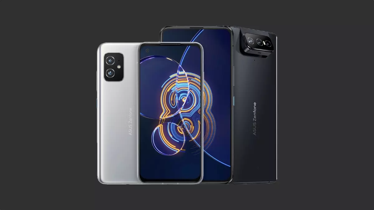 ASUS прадставіла смартфоны ZenFone 8-й серыі