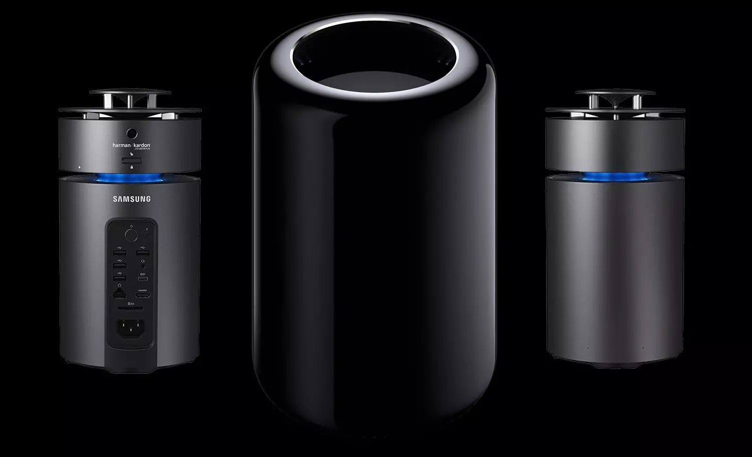 Samsung, así que le gustó el diseño de Apple Mac Pro que lanzó su cubo de basura. 10364_0