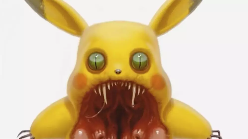 Pikachu e outros heróis dos desenhos animados se transformaram em monstros