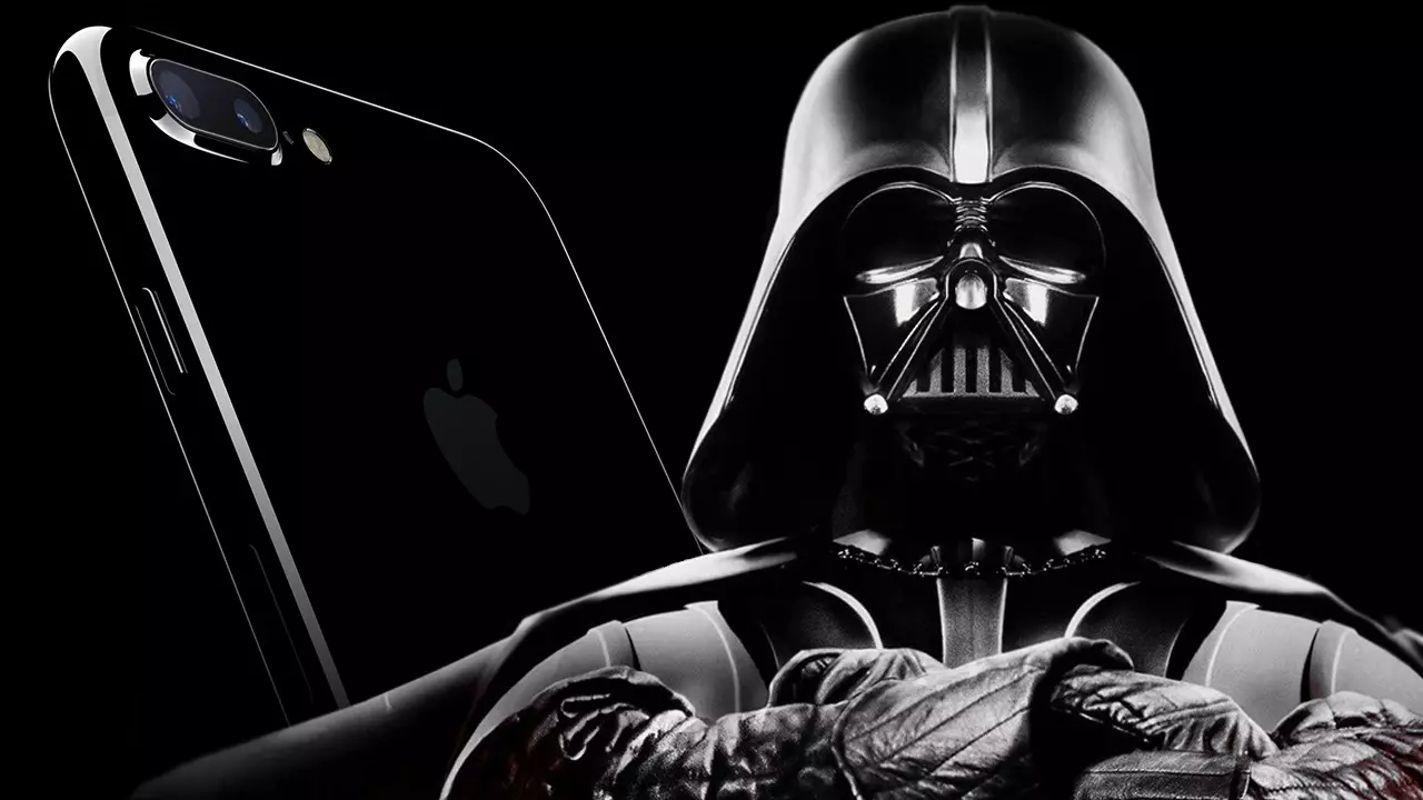 Darth Vader și iPhone 7 Jet Black 10571_0