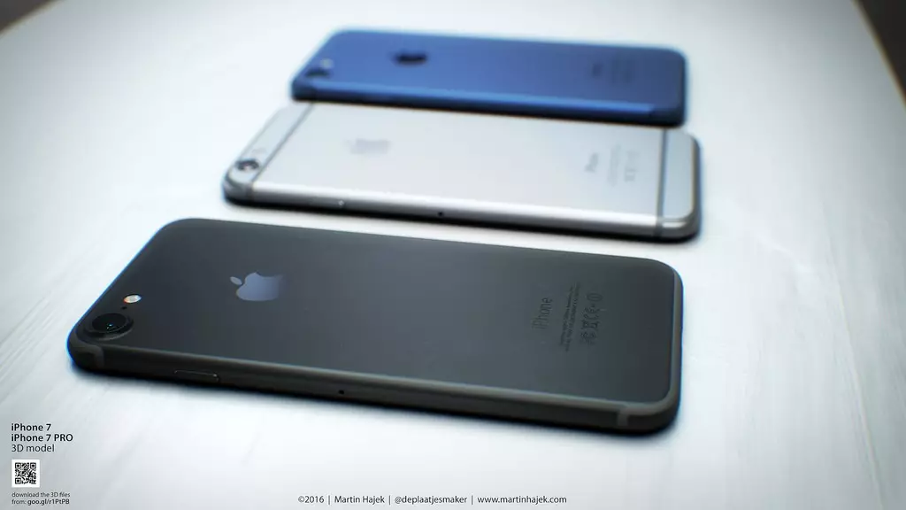 IPhone 7 Randers dina warna anyar - rohangan hideung 11003_4