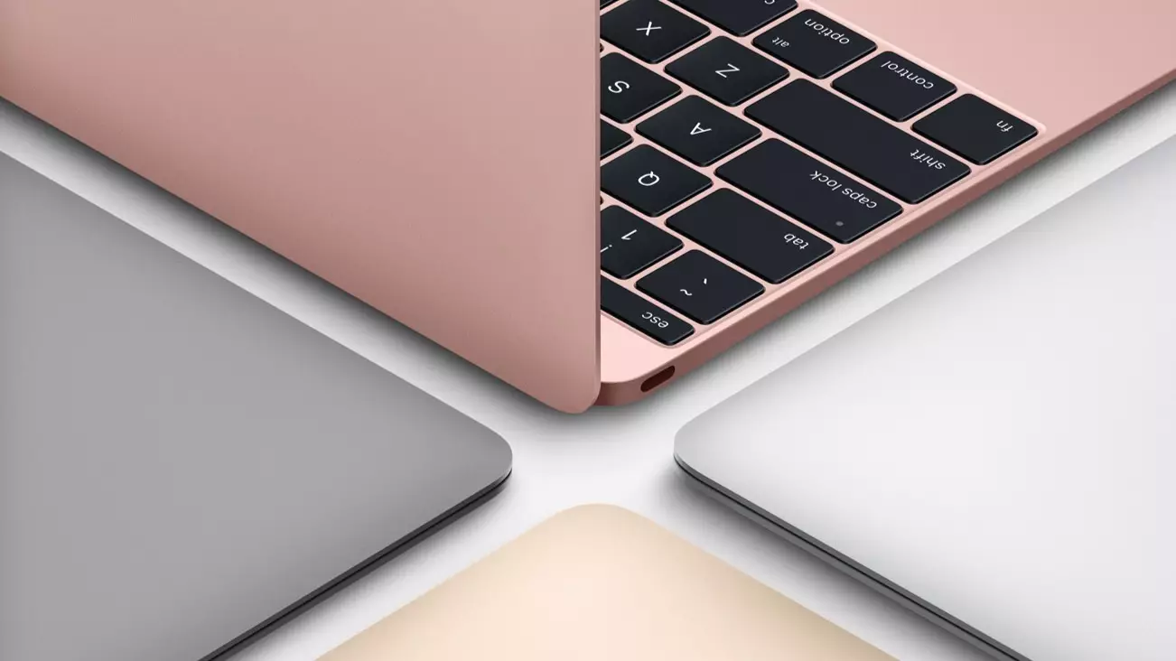 Apple- ը թարմացրել է իր ամենաթեթեւ MacBook- ը. Նոր պրոցեսորներ, ավելի լավ կատարում եւ մեղմ գույնի վարդի ոսկի 11332_0