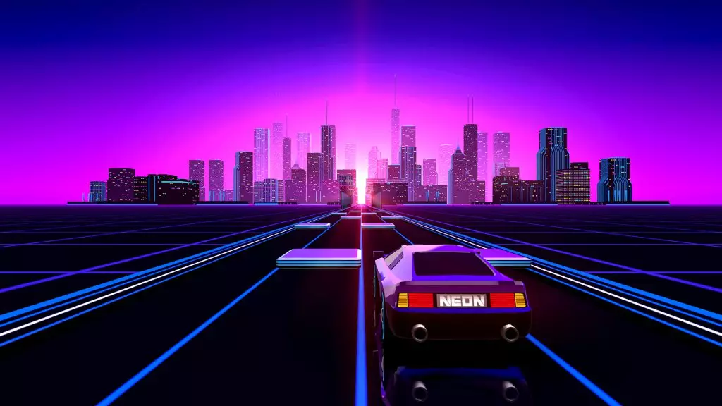I-Neon Drayivu - '80s Style Arcade Game