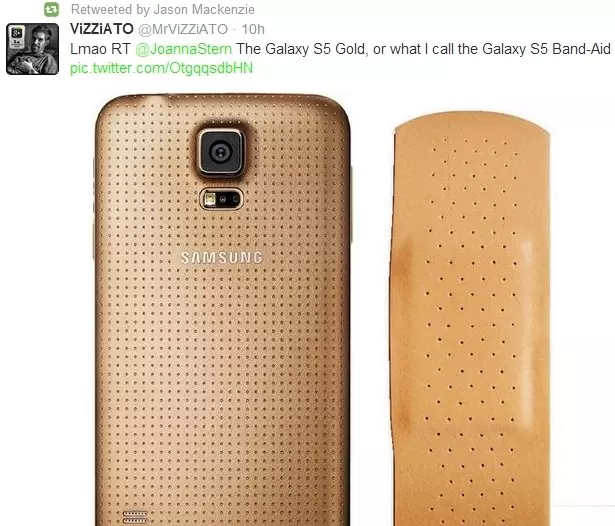 HTC-Samsung-Galaxy-S5-Gold-Band-Aid
