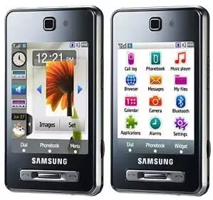Samsung-F480-TouchWiz ទូរស័ព្ទ