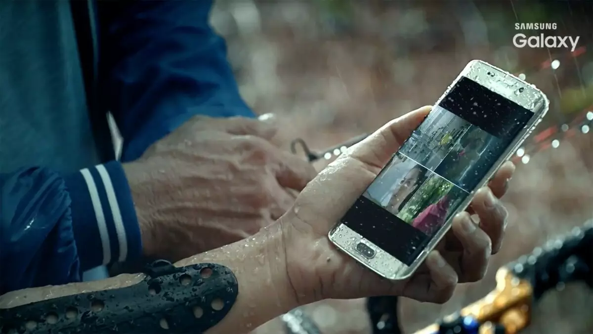 Samsung Galaxy S7 EDGE-Avê Parastî li vîdyoyê nîşan da 11698_0