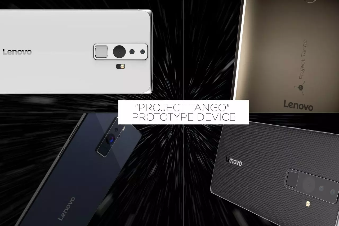 Lenovo зробіць першы смартфон з Project Tango на борце