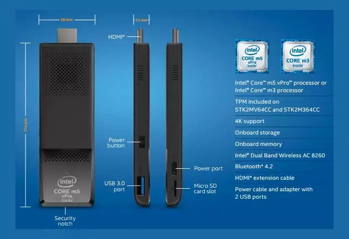 CES 2016: ຜູ້ຜະລິດຄອມພິວເຕີ້ mini ລຸ້ນໃຫມ່ຈາກ Intel - Compute ຂະຫນາດ Stick ດ້ວຍ flash drive 12004_6