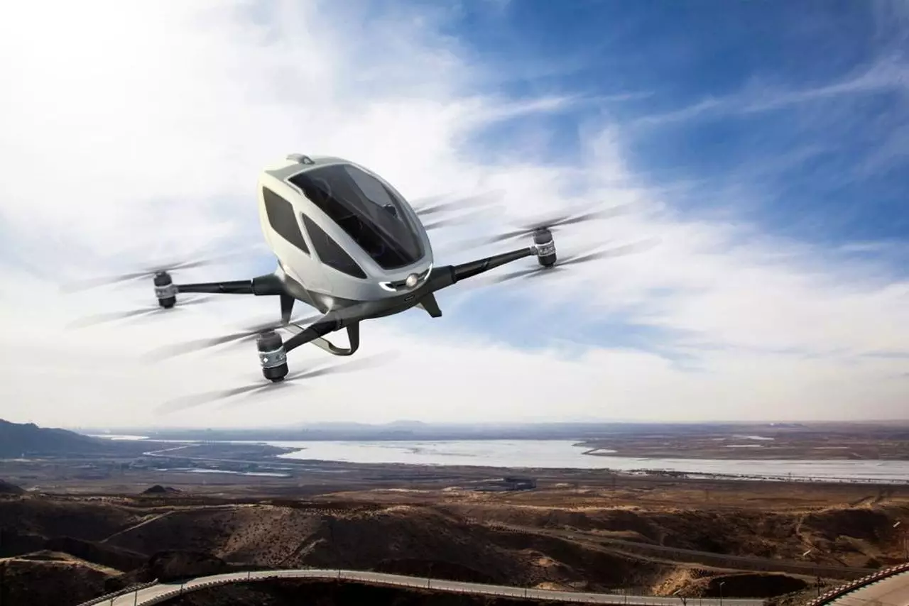 CES 2016: Helikopta ya kibinafsi ya Drone EHANG 184.