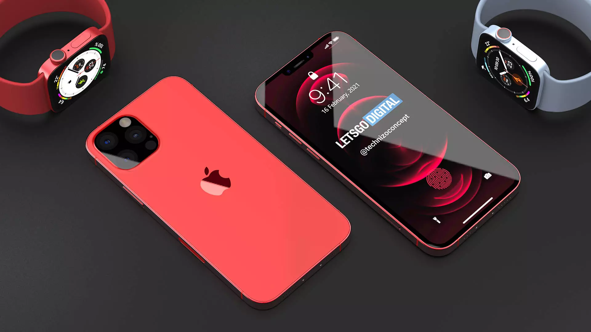 Photostost: iPhone 13 (12s) Pro եւ Pro Max Concept առանց կայծակի 1322_4