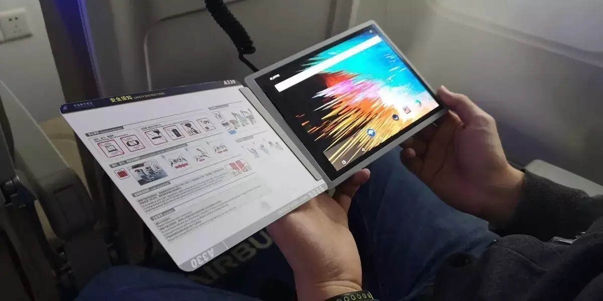 Airbus viste en konseptuell tablett med en fleksibel OLED-skjerm 132_0