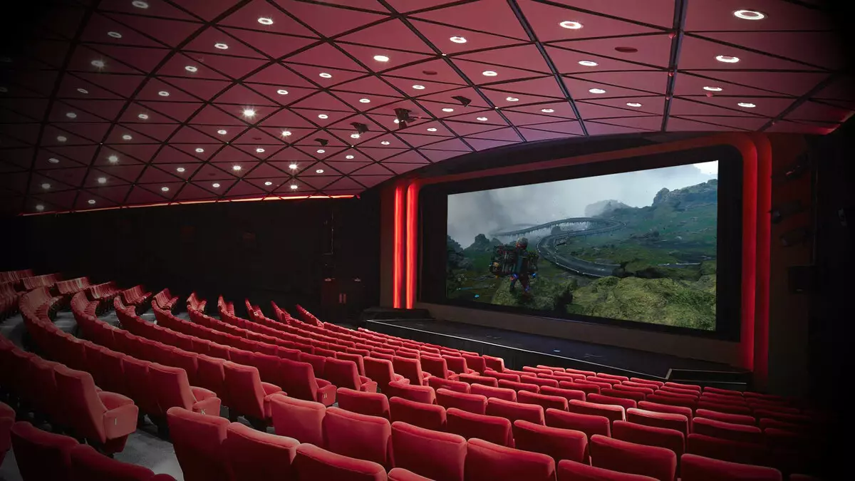 La cadena de cine "Caro" le ofrece a los jugadores alquilar un pasillo.