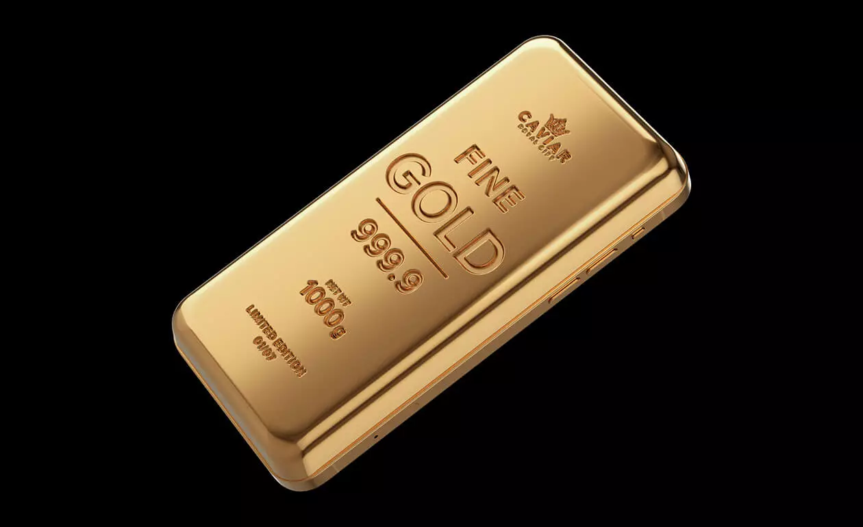 Stvar dana Gold ingota sa ugrađenim iPhone proizvodnju Kavijar 1350_1