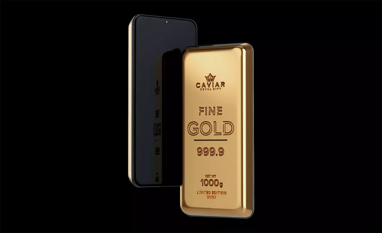 Stvar dana Gold ingota sa ugrađenim iPhone proizvodnju Kavijar 1350_2