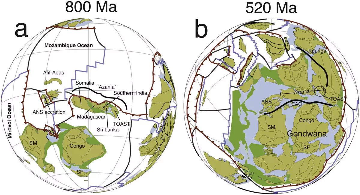ເບິ່ງວິທີການເຄື່ອນຍ້າຍ tectonic ໄດ້ເຄື່ອນໄຫວຫຼາຍກວ່າພັນລ້ານປີ 1452_1