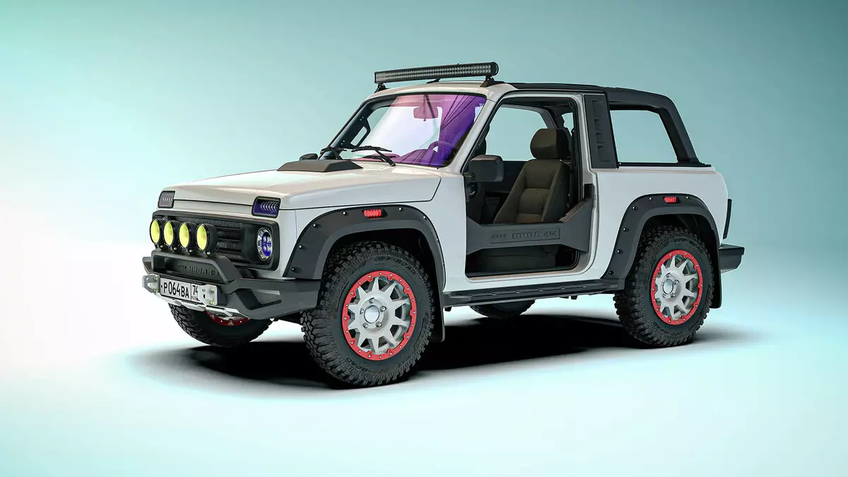 Begreppet dagen: what a beach Lada Niva legend skulle se ut 1605_4