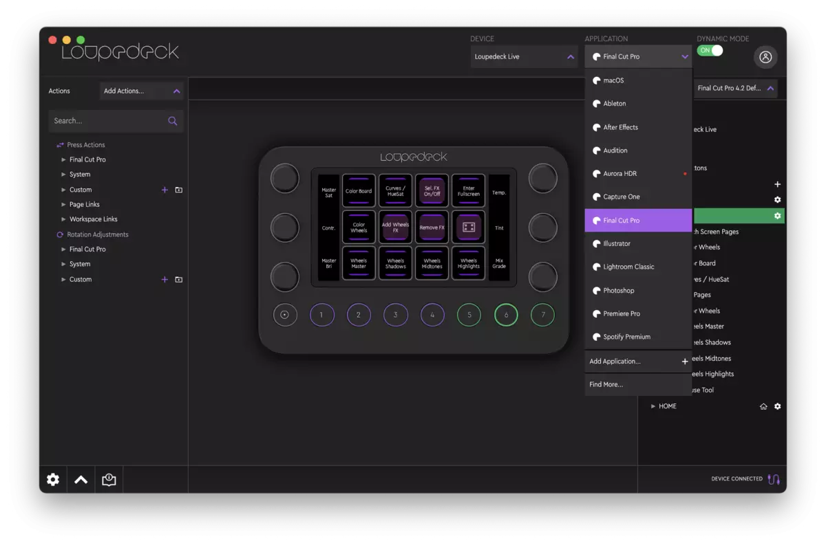 Resumen de la consola LOUPEDECK EN LIVE 1648_6