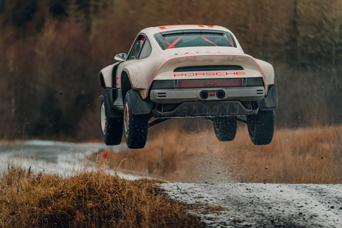 Tumingin sa Rally Porsche 911 na inihanda para sa Dakar. 1734_12