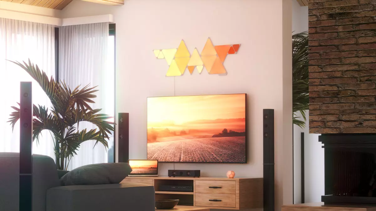 Nanoleaf παρουσίασε μεγάλα και μικρά λαμπερά τρίγωνα