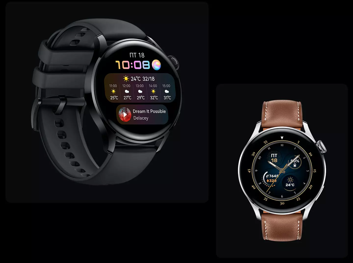 Huawei Watch 3 berrikuspena: Android eta Harmony OS dituzten smartphonetarako erloju 