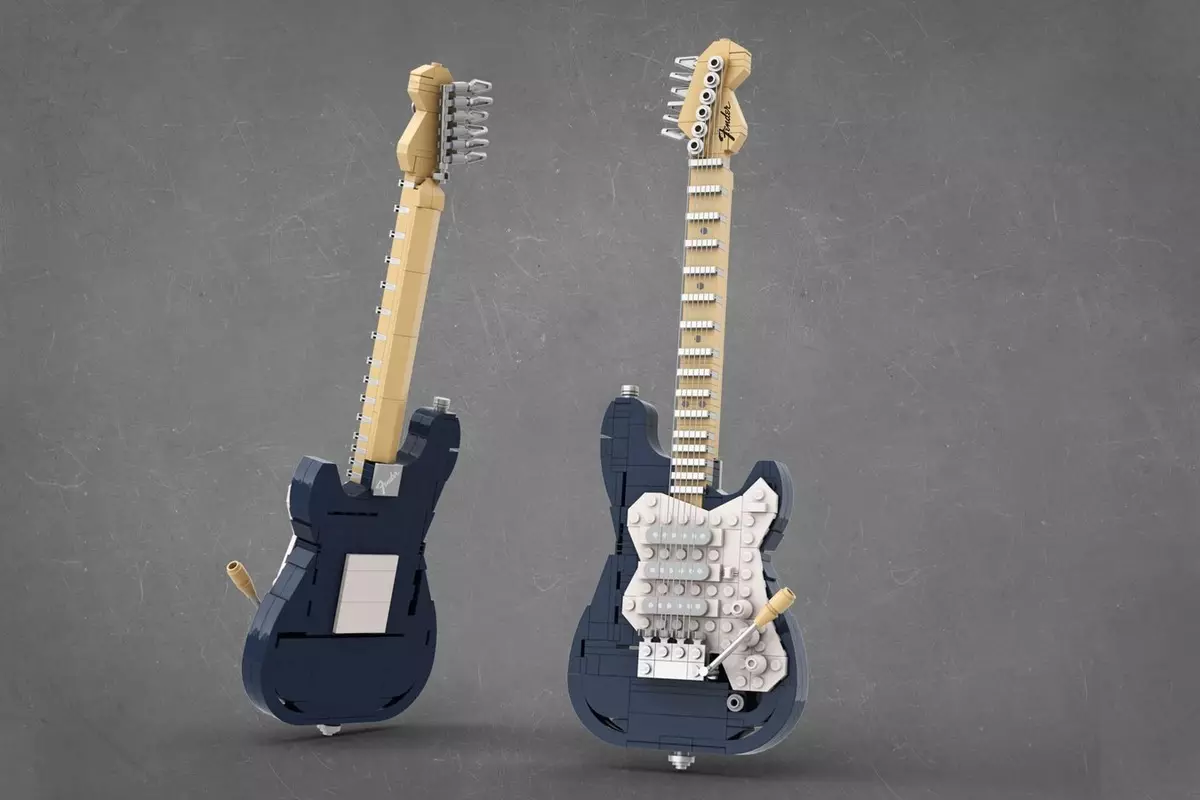 لیگو سرکاری طور پر فینڈر Stratocaster گٹار فروخت کرے گا 2324_5
