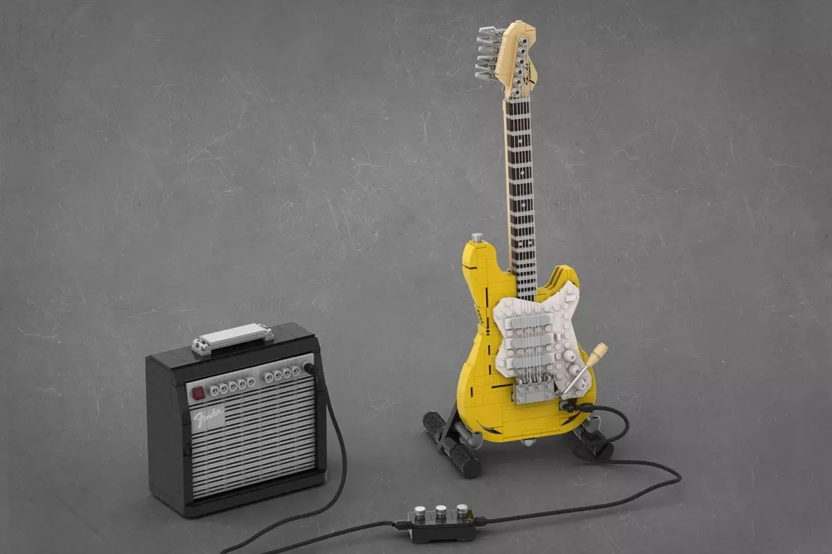 لیگو سرکاری طور پر فینڈر Stratocaster گٹار فروخت کرے گا 2324_7