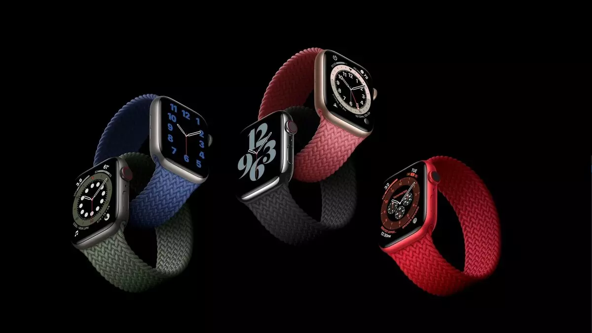 Прадстаўленыя Apple Watch Series 6: новы датчык і новыя версіі 2404_6