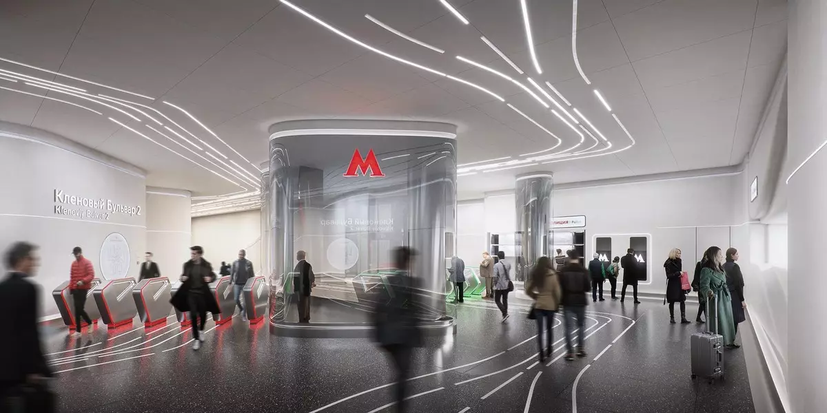 Architectural Bureau Zachi Hadid bouwt een metrostation in Moskou 2461_3