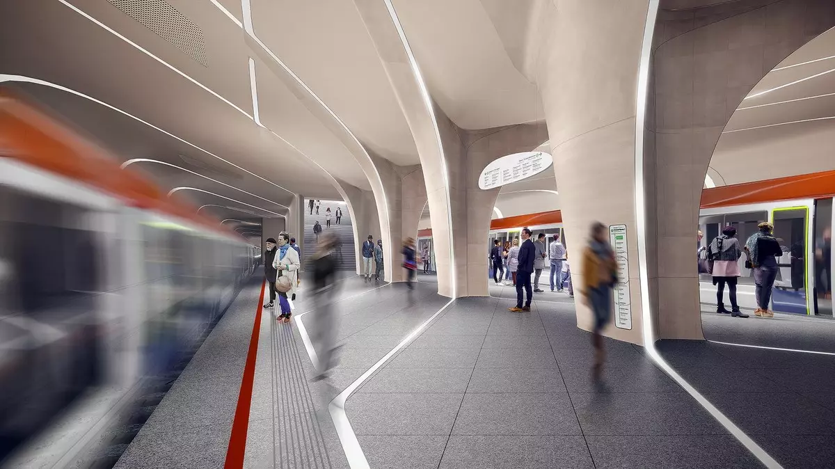 Bureau architectural Zachi Hadid construira une station de métro à Moscou 2461_5