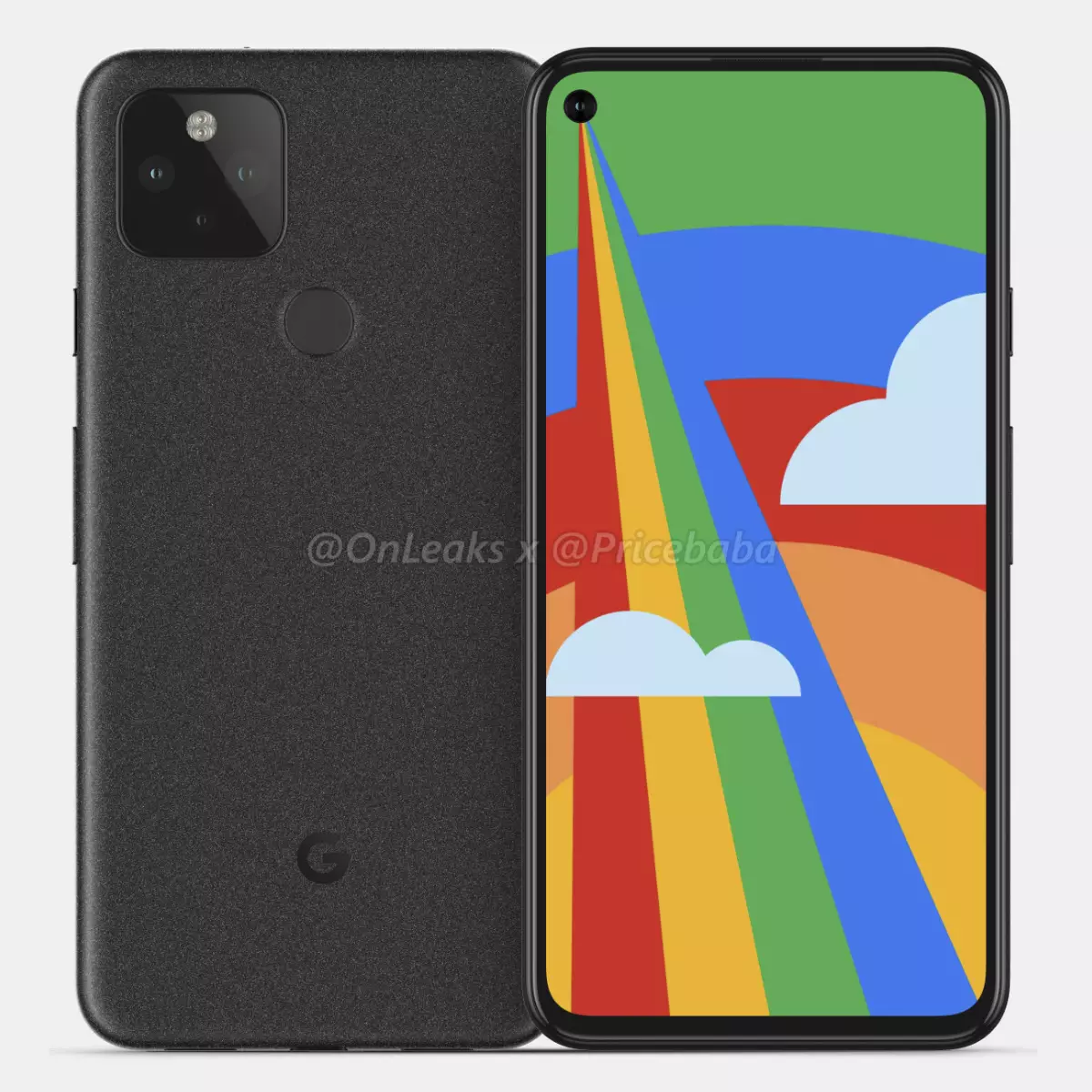 High-quality Google Pixel 5 renders appeared on the network 5 2520_1