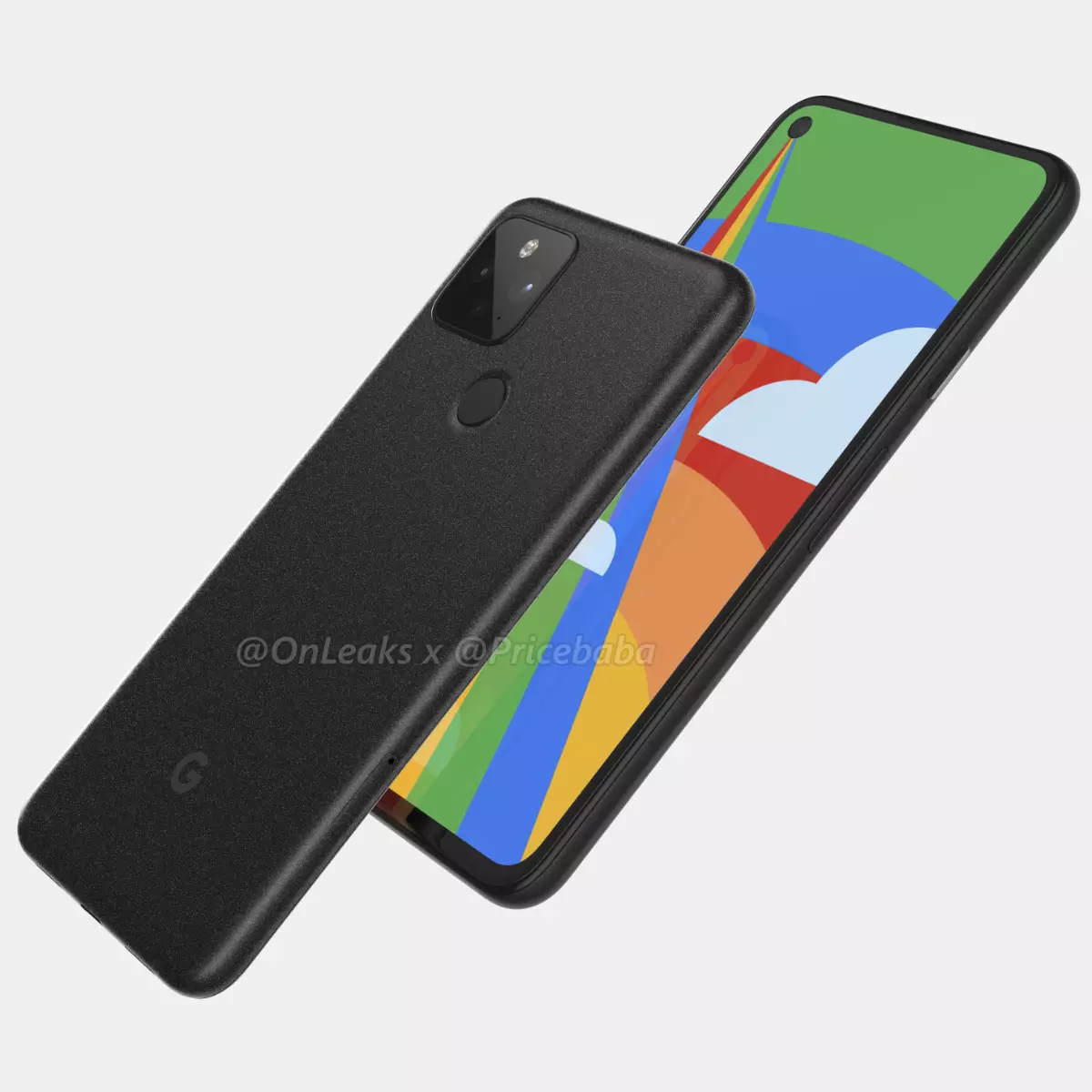 High-quality Google Pixel 5 renders appeared on the network 5 2520_3