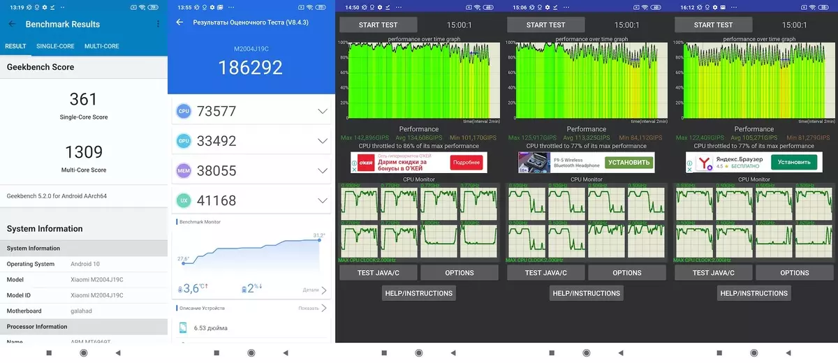 Reviżjoni Xiaomi Redmi 9: Statencer fir-regoli kollha 2565_17