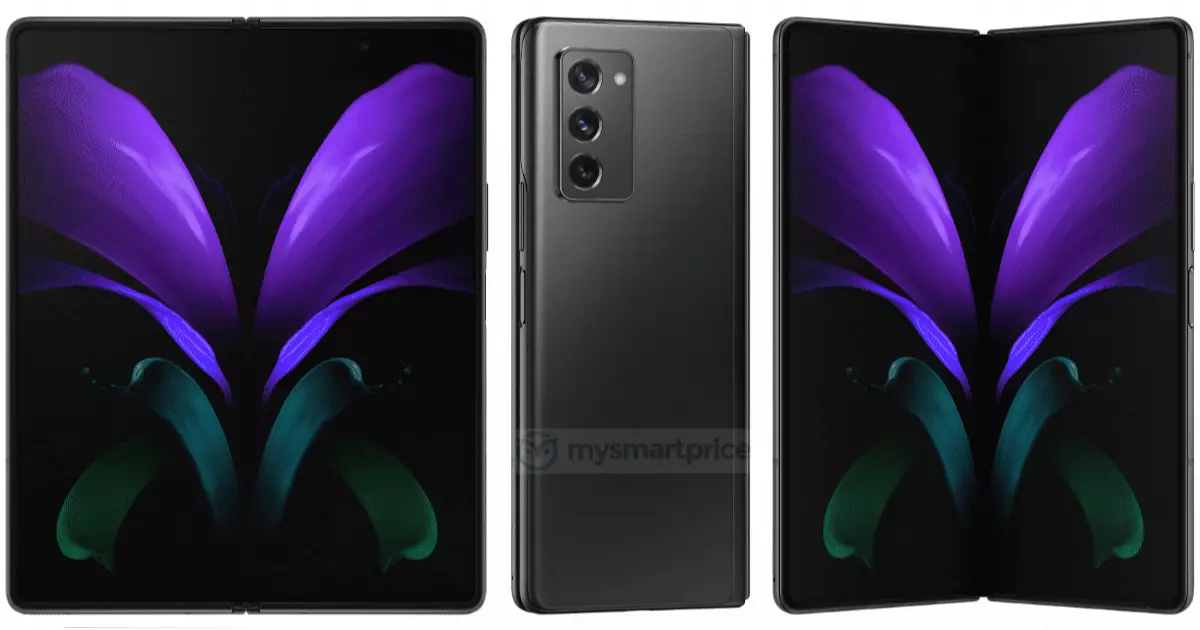 Samsung Galaxy Z Fold 2 en renderización de alta calidade 2603_2