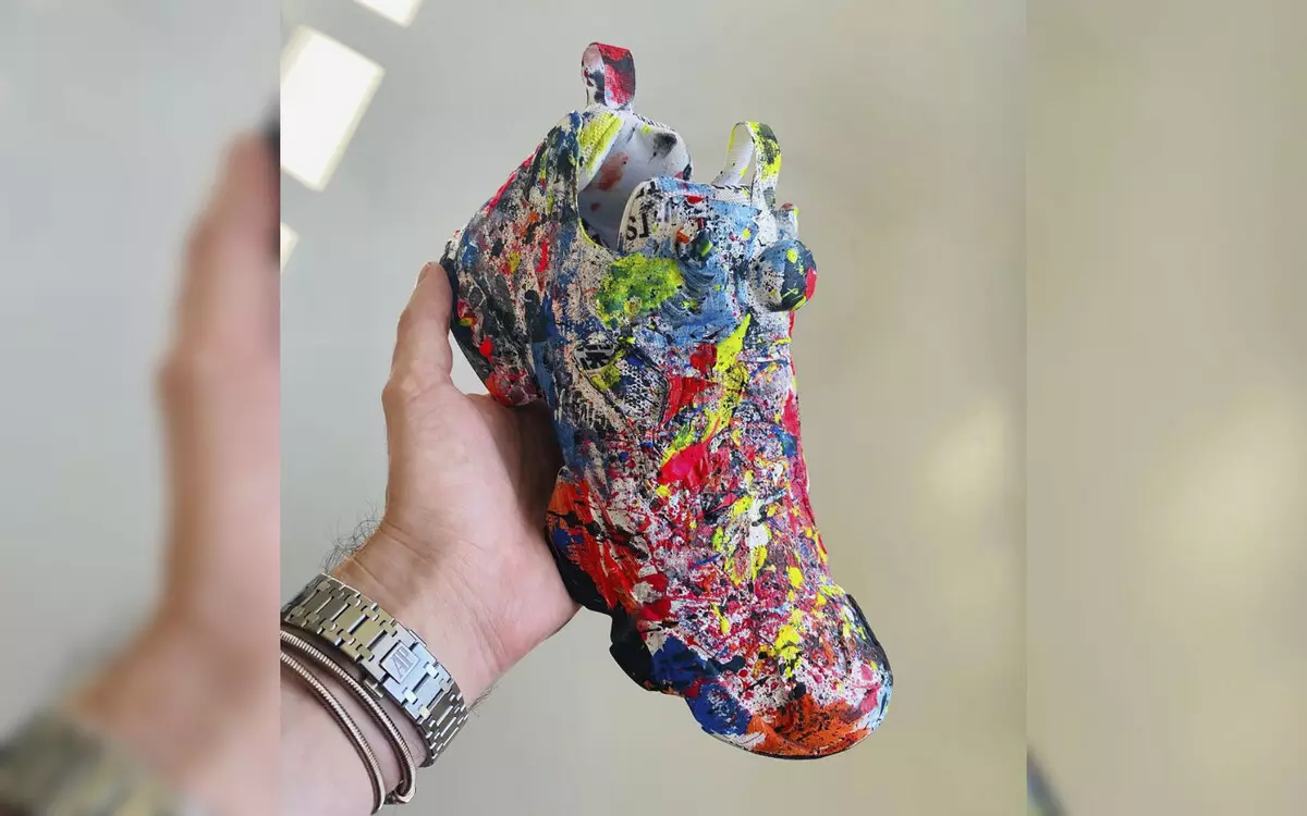 Leží X Reebok Instapump Fury "The Masterpiece" - Paint Sneakers!