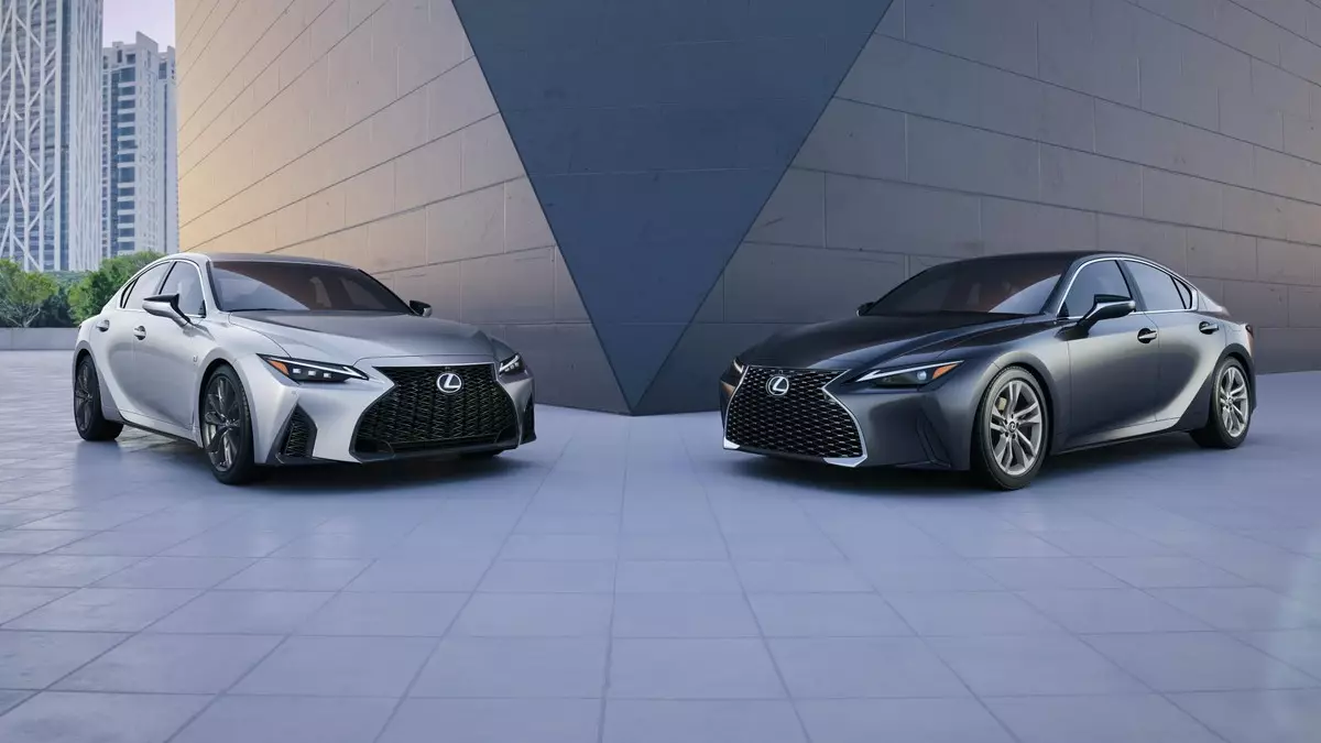 Is é atá i gceist le Lexus ná sedan stylish le salon as dáta 2902_1