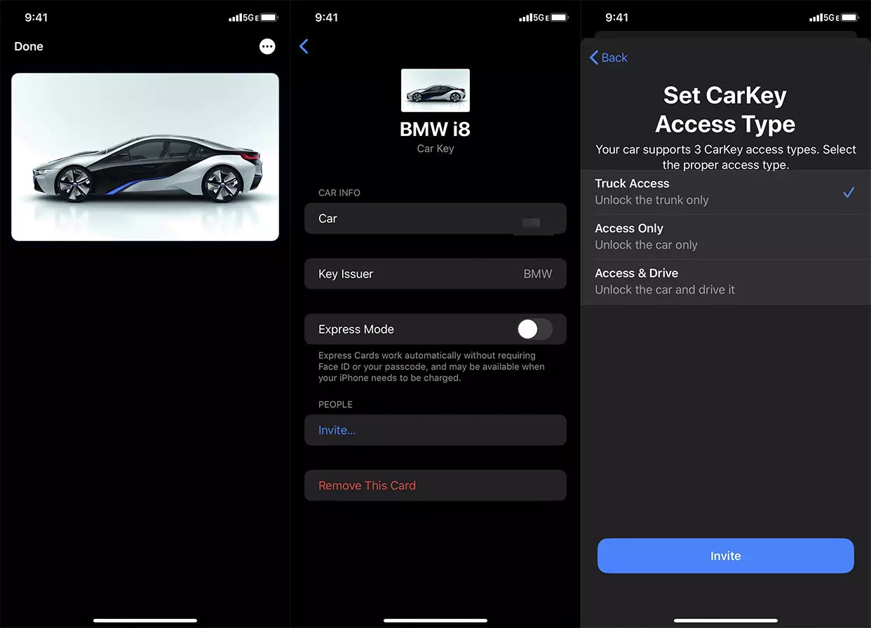 Apple Carkey Screenshots apareceu na rede 3401_1