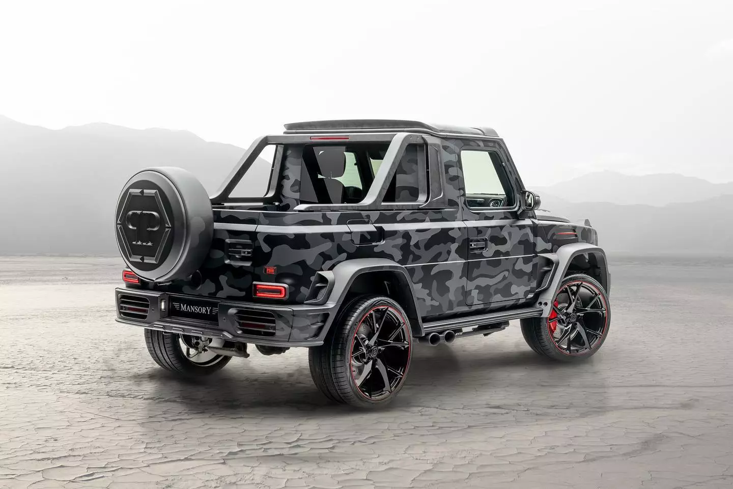 Kaulinan dinten: Mansory ngadamel Pickup pondok ti Mercedes-AMG G63