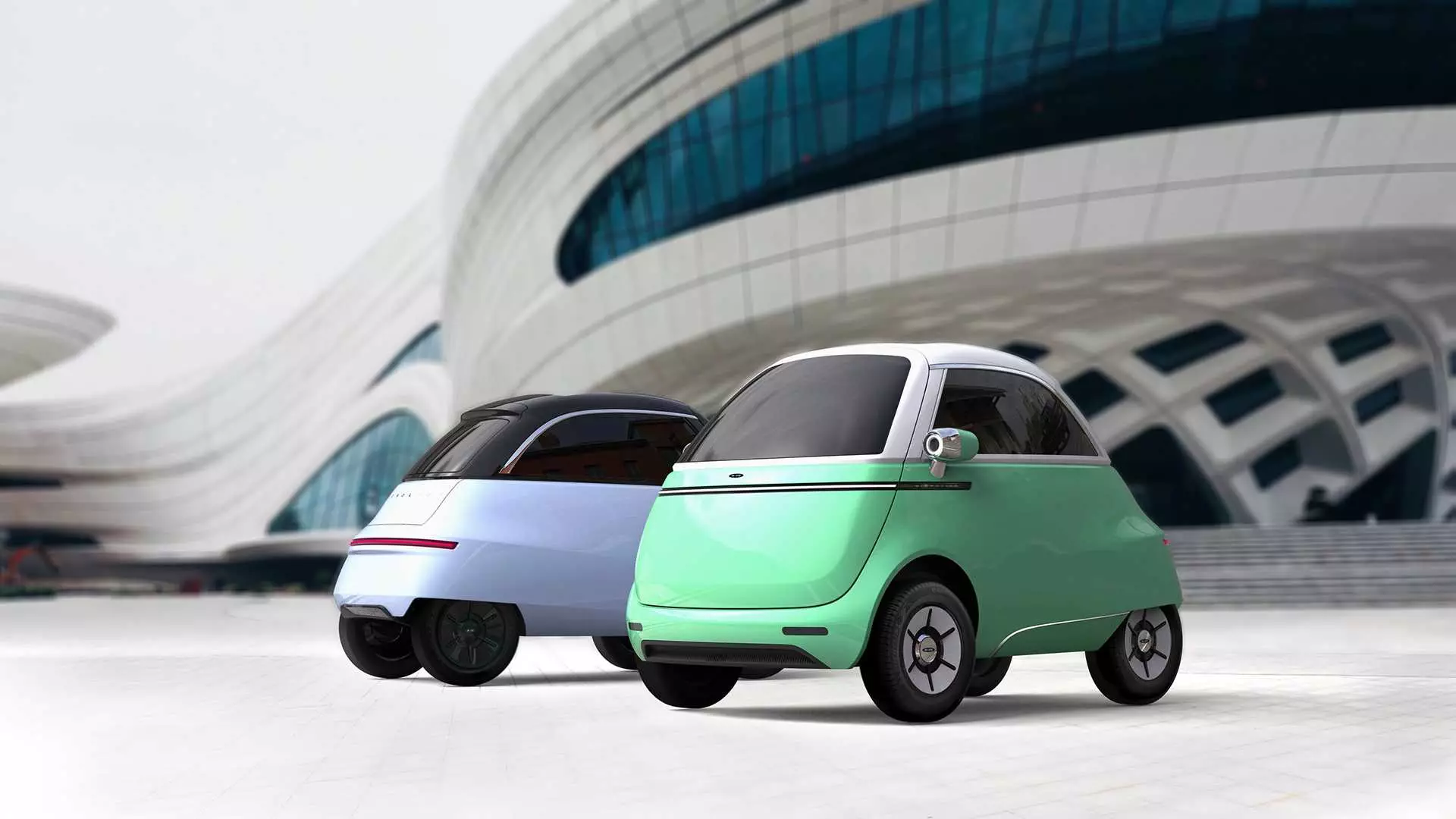 Microlino ไฟฟ้ากลายเป็นผู้สืบทอดของความคิดของ BMW Isetta พร้อมประตูตู้เย็น