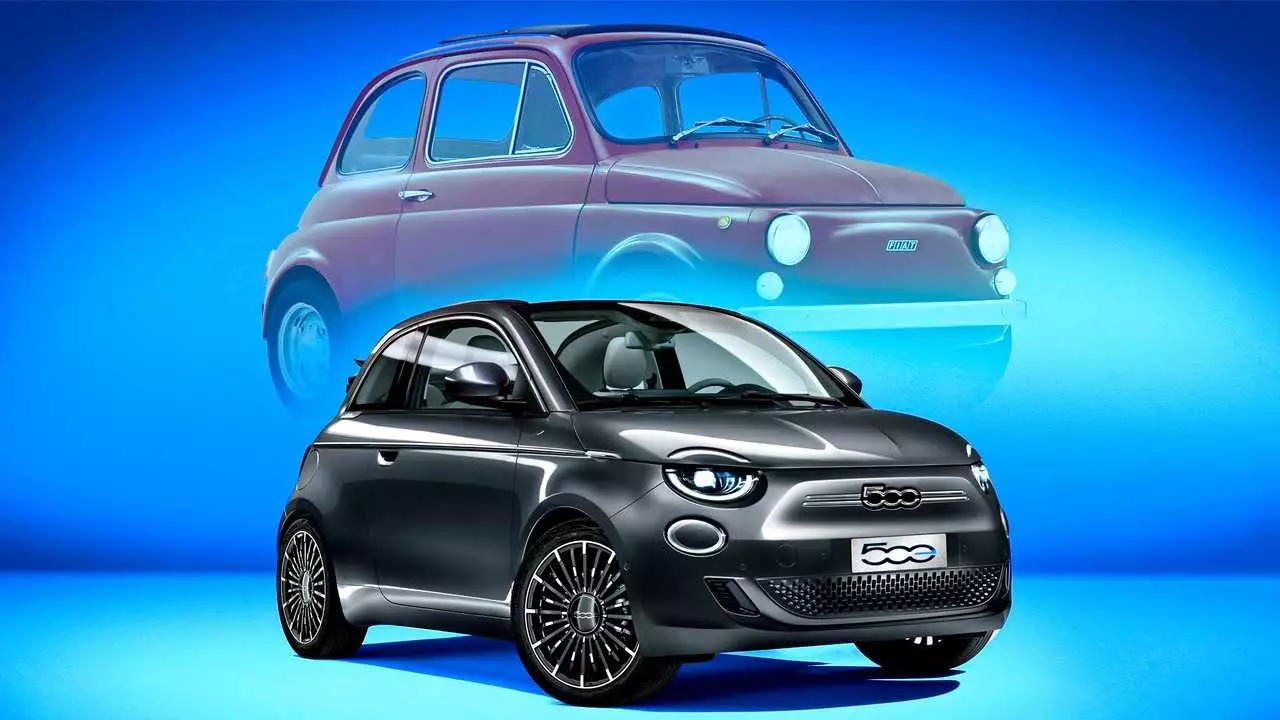 Fiat menunjukkan brutal listrik 500