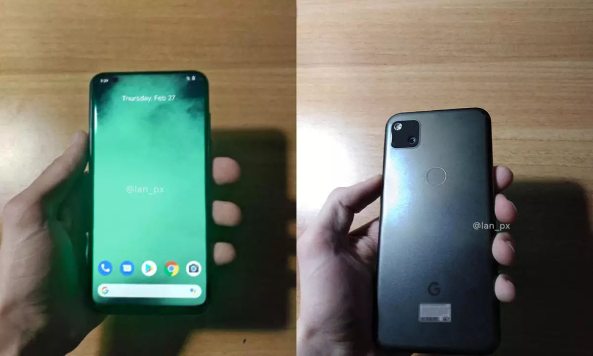 Ata Google Pixel 4a Letole i le upega tafailagi 3552_1