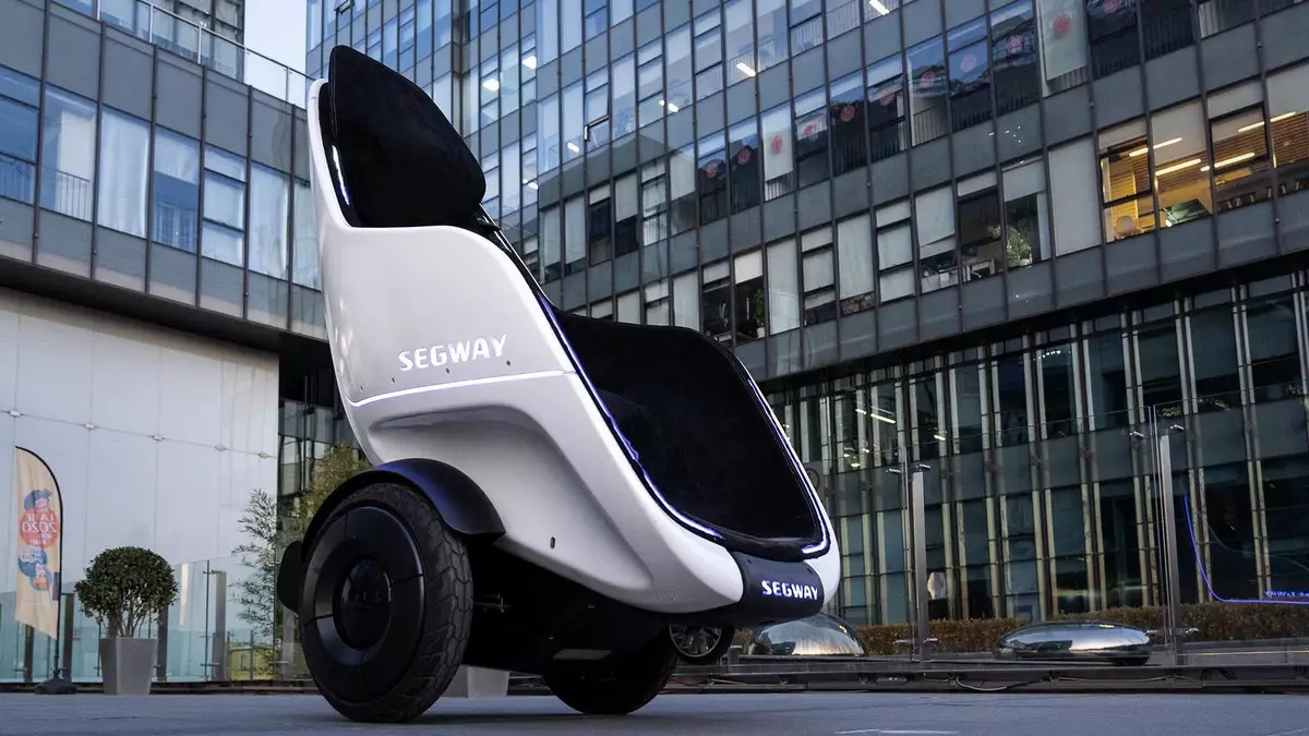 Elektrische postzegels vervangen: Segway presenteerde een capsule fauteuil 3906_0