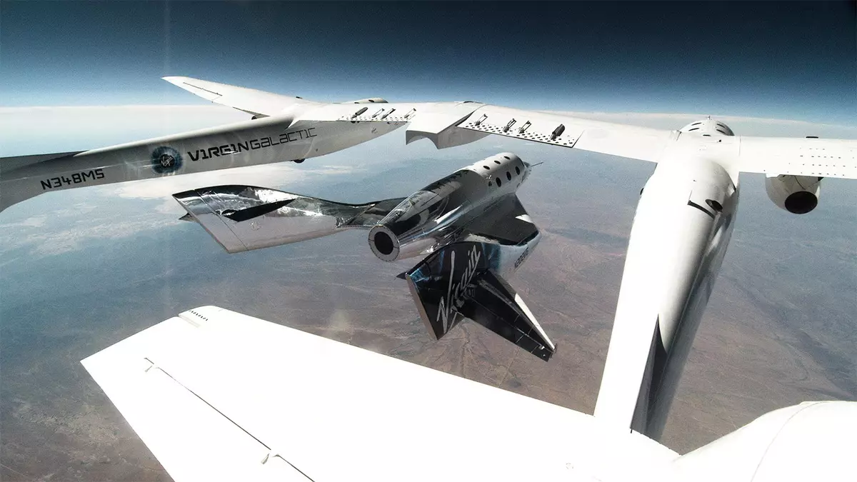 بنیانگذار شرکت Virgin Galactic Richard Branson به فضا در کشتی خود پرواز کرد