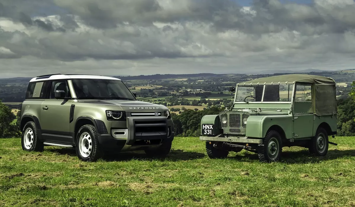 Mais importante, iPhones: Land Rover introduziu um novo defensor 4676_1