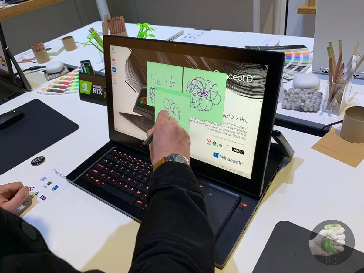 Crear i reproduir Mightwall: Acer va mostrar ordinadors portàtils per a dissenyadors i jugadors 4726_6