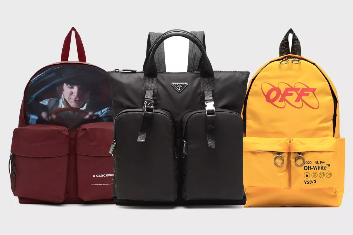 Uma seleção de mochilas 
