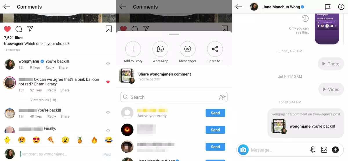 Instagram vises nye funktioner til historier og 