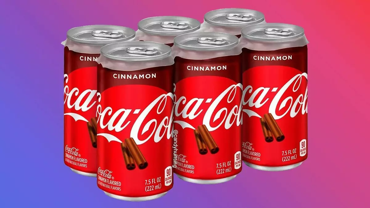 Жакшылыкка байланыштуу жаңы даамдар: Coca-cola Coca-cola Coca-Colrite менен мүкжидек жыпар жыты менен 4879_0