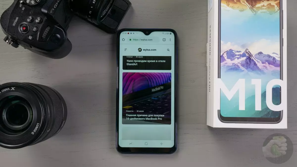 SAMSUNG GALAXY M10 مراجعة: استراتيجية الميزانية 4940_5