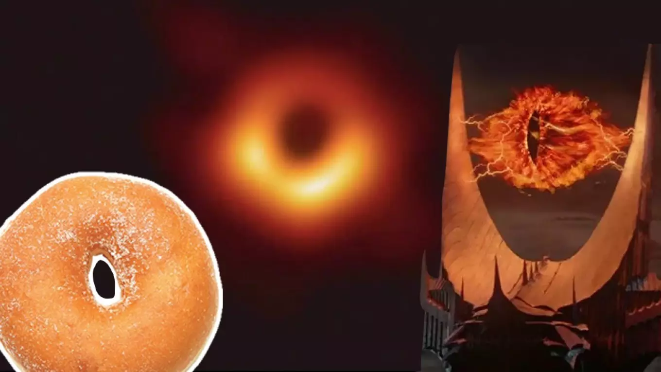 Oko Sauron ou donut? En Internet discutir fotos dun buraco negro 5426_0