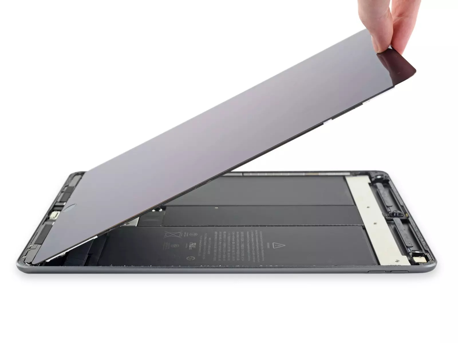 Mae Arbennig Ifixit yn dadelfennu aer ipad a mini 5, gan wirio cynnal a chadw 5464_6